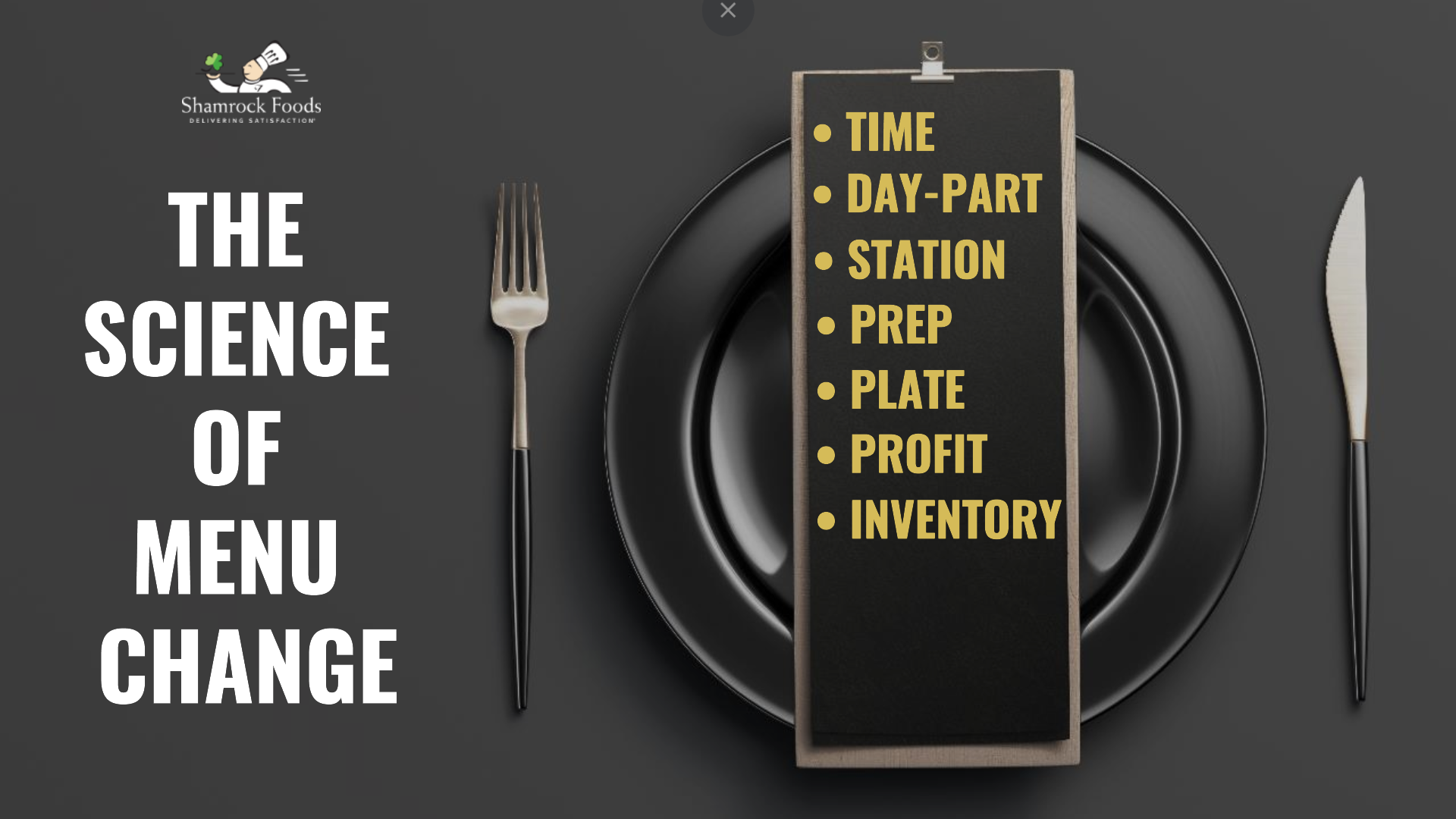 The Science of Menu Change - Shamrock Foods