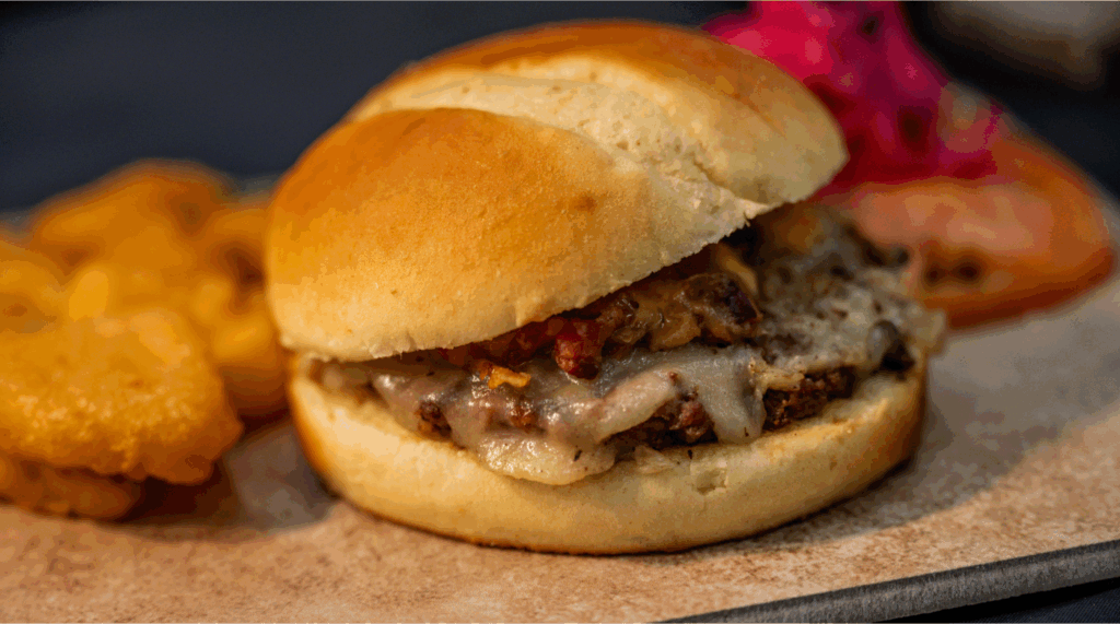 Gold Canyon Premium Angus Burger with Bacon Jam and Roasted Tomato ...